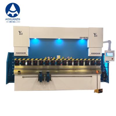 China Press Bending Machine 125T3200mm CNC Hydraulic Press Brakes TP10S With AMADA Clamp for sale