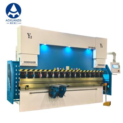 China 125 Ton Steel Plate Bending Machine  Cnc System 125T3200 Hydraulic Press Brake With AMADA for sale
