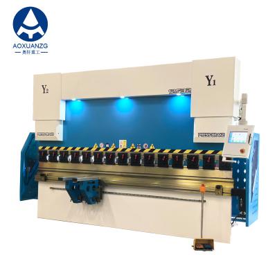 China WC67K Press Brake For Metal Sheet Folding CNC Press Bending Machine 1250Tons 3200mm CNC TP10S With AMADA Clamp for sale