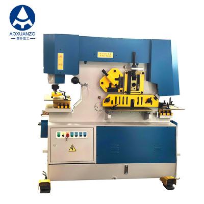 China Q35Y 90Tons 100T Hydraulic Punching Bending Cutting Machine Stamping Hole Cutter Bar Shearing Plate for sale