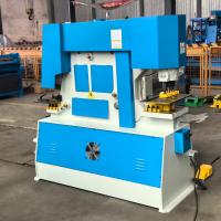 China Q35Y 90Tons 100T Hydraulic Punching Bending Cutting Machine Stamping Hole Cutter Bar Shearing Plate for sale