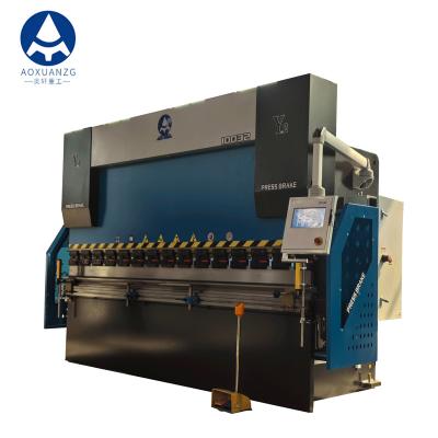China Automatic Metal Bending Machine CNC Hydraulic Bender Sheet Metal Industry 100T Economic for sale