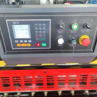 China QC11K-6x1600MM Hydraulic Hand Shearing Machine E21S Controller 6MM for sale