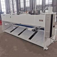 China 6mm Manual Sheet Metal Shearing Machine Brake White Blue E21S CNC Hydraulic Cutting Machine for sale