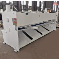 China 6mm Manual Sheet Metal Shearing Machine Brake White Blue E21S CNC Hydraulic Cutting Machine for sale