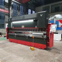 China 125T 4000MM CNC Power Hydraulic Press Brakes Machine With Color Touch Screen TP10S for sale