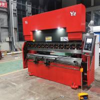China Electric Hydraulic Press Brake 100 Ton Metal Steel Bending Machine Manual Delem DA52S for sale