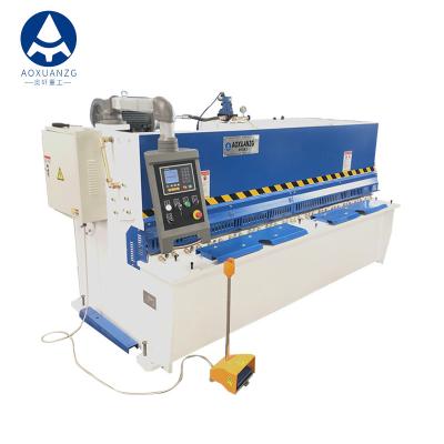 China QC11K-4*2500 Hydraulic Guillotine Shear Machine Swing Cutter 5.5kw for sale