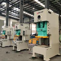 China JH21 C Frame Hydraulic Punching Press Machine 320mm 80T For Electrical Metal Box for sale