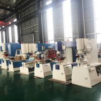 China 7500w 2Head Hydraulic Punch And Shear Machine 65T  90 Ton Ironworker for sale