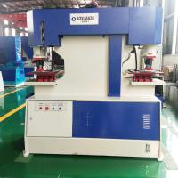 China 2 Head 65T 90T Steel Ironworker Machine Hydraulic Press For Table Metal Sheet for sale