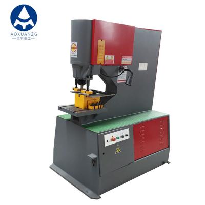 China 120T Combined Punching And Shearing Machine Ironworker Hydraulic Universal Steel work For Steel Structure for sale