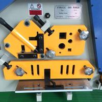 China 160T Hydraulic Ironworker Machine Multi Function Punching Shearing Notching for sale