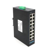 China Unmanaged Din Rail Mount Ethernet Switch 10/100M Bit/S 16 Port for sale