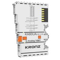 China 8 Channels Analog Output Module 400mA IP20 16 Bit Industrial Ethernet Bus Modbus for sale