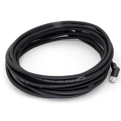 China Angled M8 Circular Connector Female 4 Pin for sale