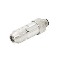 China Gold Plated M12 Connector 4 Pin IP67 For Signal And Power Connections for sale