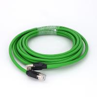 China Pre Assembled Cable RJ45 Connector 4 Pin 48V Straight Ethernet Shielded for sale