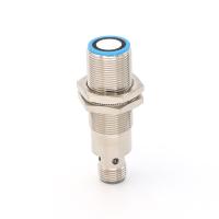 China U18 Ultrasonic Sensor NPN PNP Switching Output 50-500mm Detection Range for sale