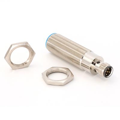 China M12 Connector Industrial Ultrasonic Sensors NPN PNP 60-1000mm Detection Range for sale