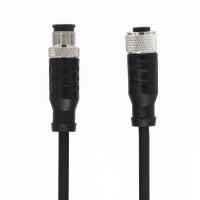 China Unshielded M12 5 Pin Female Connector Pre Assembled 5M Cable IP67 Straight PVC for sale