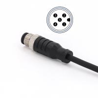 China 5 Pin M12 Connectors Pre Assembled 5M Cable Male Straight PVC IEC 61076-2-101 for sale
