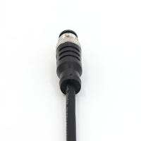 China M12 4 Pin Connectors 2M Pre-Assembled Cable Male Straight PVC CE Unshielded for sale