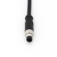 China A Code M8 Connectors With Pre Assembled 2 M Cable Straight Male 6 Pin A Code 30V for sale