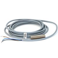 China Cylindrical M8 Inductive Sensor NPN NC 10-30VDC 3mm Sensing Range LED Display for sale