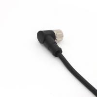 China Angled Female M12 Connectors 4 Pin for sale