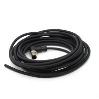 China M12 Molded Cable Connectors With A Coding 5 Pin Plug Sensor IO Power Cord for sale
