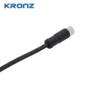 China M8 Connector IEC 61076-2-104 Circular Connector 3 Pin Sensors with PVC Wire Cable for sale