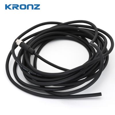 China M8 Connector With Customized Cable Length 60V 3 Pin Male Industrial Automation Connector for sale