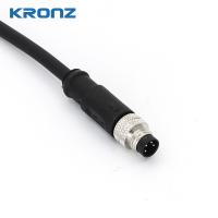 China M8 Connector With Customized Cable Length 60V 3 Pin Male Industrial Automation Connector for sale