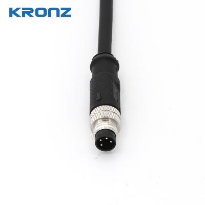 China M8 Connector With IP67 Protection IEC 61076-2-104 Male 3 Pin A-coding Industrial Connector for sale
