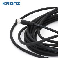 China M8 Circular Connectors IEC 61076-2-104 With 15m PVC Cable Waterproof IP67 Male Connector for sale