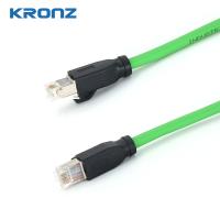 China RJ45 Connector 4 Pins 24AWG Contact Resistance 48V Customized Cable Length for sale