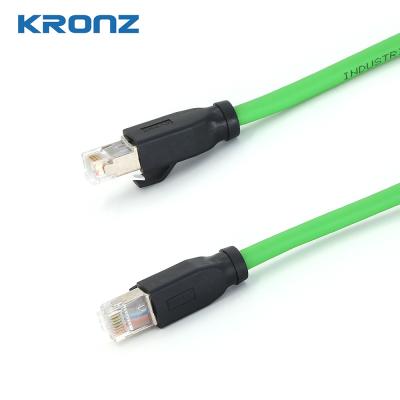China RJ45 Connector 4 Pins 24AWG Contact Resistance 48V Customized Cable Length for sale