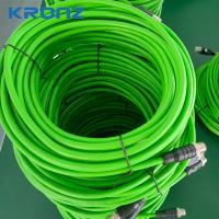 China M12 Pre-assembled Connector Ethernet/IP Dual Shielded PVC Cable 8 Pin X Code Connector for sale