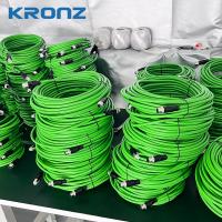 China High-reliability M12 Pre-assembled Cable Connector Dual Shield 24AWG Straight 0.5A for sale