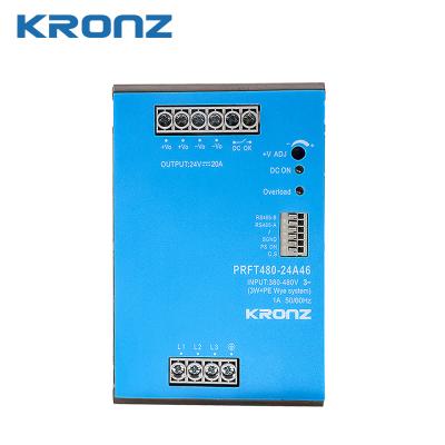 China 480W Power Supply AC/DC Din-rail 24V/20A High Efficiency Power Supply 24V for sale