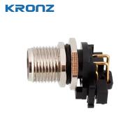 China M12 Connector 2 3 4 5 6 7 8 12 Pin A B D Code Screw Locking Plug Male ​Angled for sale