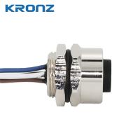 China 7/8'' Industrial Connector 100 Mating Cycles 4 Pin Female Sensor Circular Connectors for sale