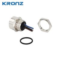 China 7/8'' Industrial Connector 100 Mating Cycles 4 Pin Female Sensor Circular Connectors for sale