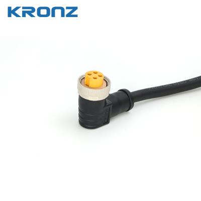 China 7/8'' Cable Connectors For Industrial Automation 7/8-16UN Thread Female Circular Connector for sale