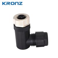 China M12 Female Connector Screw Connection ABS Contact Carrier Material for Industrial Needs for sale