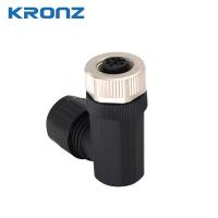 China M12 Circular Connector for Heavy-Duty Applications Rated Current 2A Waterproof Angle 5 Pin for sale