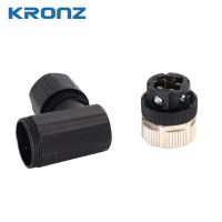 China M12 Socket Connector Angle Cable Outlet 4-8mm A-code NBR Seal Material Screw Connection for sale