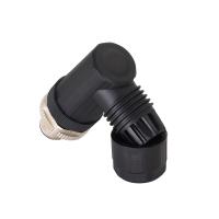 China Angle Outlet 4-8mm Gold-plated Contact Surface M12 Connector for Coding Applications for sale