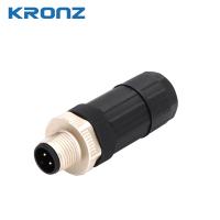 China M12 Connector 2A/30V Aviation Plug Waterproof IP67 A-code 8 Pin Circular Connectors for sale